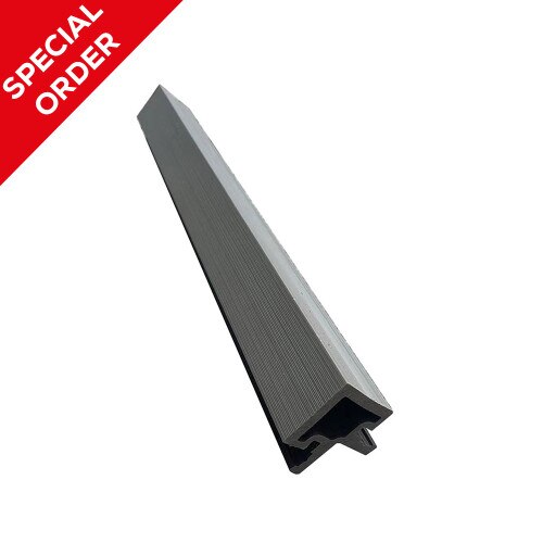 COMPOSITE CLADDING CORNER TRIM 2500mm x 50mm x 50mm (MISTY GREY/MISTY WOOD)