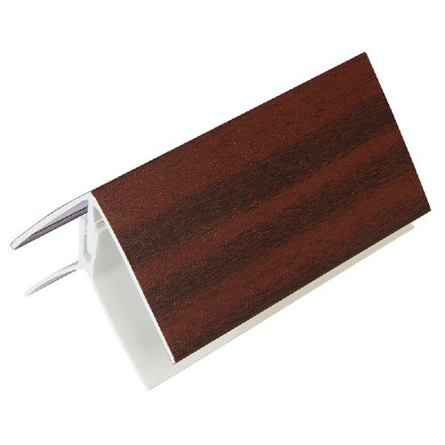 2-PART CORNER CLADDING TRIM 5m (M & F) (MAHOGANY)