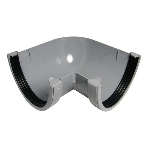 FLOPLAST XTRAFLO 90 GUTTER ANGLE (GREY) (170mm)